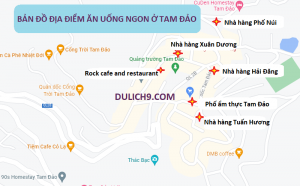 Bản đồ du lịch Tam Đảo 5/2026: chi tiết vị trí điểm tham quan